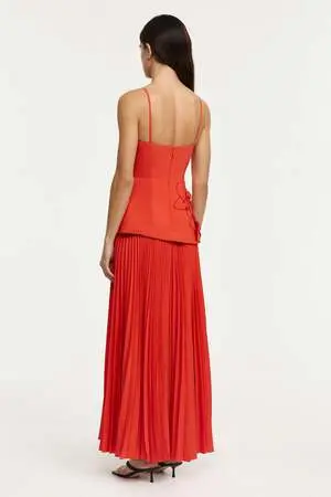 Acler Avision Maxi Dress - Chilli