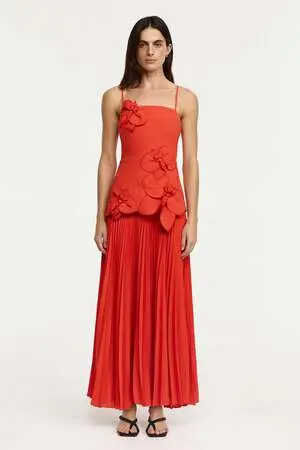 Acler Avision Maxi Dress - Chilli