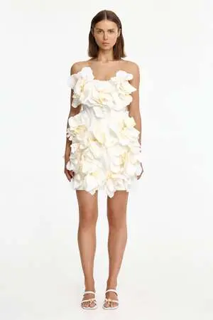 Acler Jackhill Mini Dress - Ivory