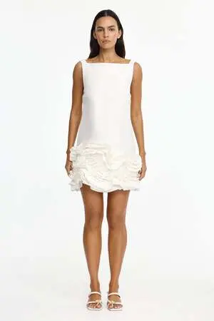 Acler Harris Mini Dress - Ivory