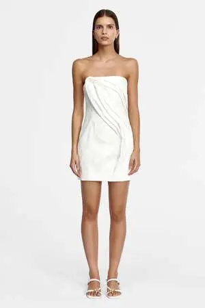 Acler Brigetty Mini Dress - Ivory