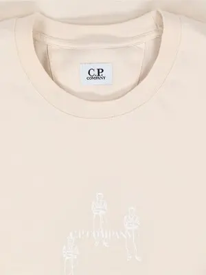 C.P. COMPANY Short-sleeved T-shirt - White