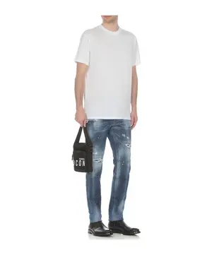Dsquared2 Cool Guy Distressed Skinny-cut Jeans - Blue