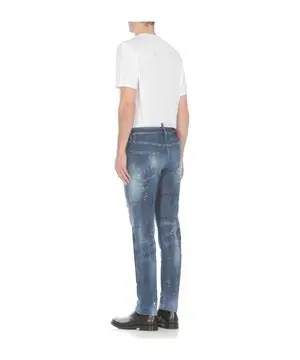 Dsquared2 Cool Guy Distressed Skinny-cut Jeans - Blue