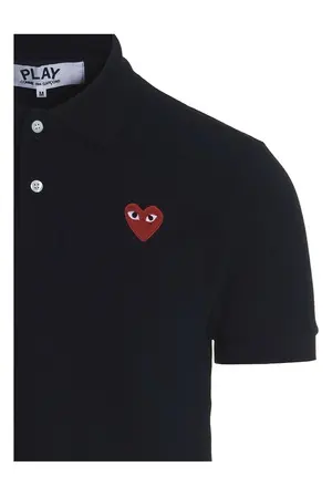 Play Comme Des Garcon Short-sleeved Polo Shirt