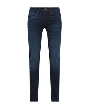 Hugo Boss Washed Straight-leg Jeans - Blue