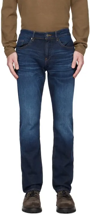 Hugo Boss Washed Straight-leg Jeans