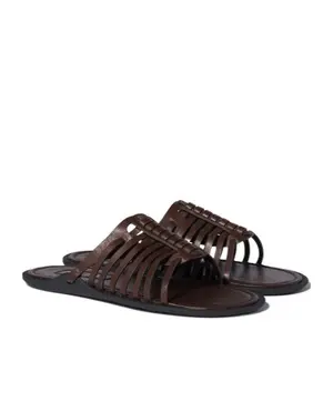 Miu Miu Nappa Leather Slides - Black