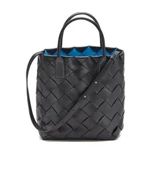 Bottega Veneta Maxi Knitted Handbag - Black