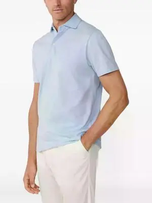 HACKETT LONDON Embroidered Cotton Polo Shirt