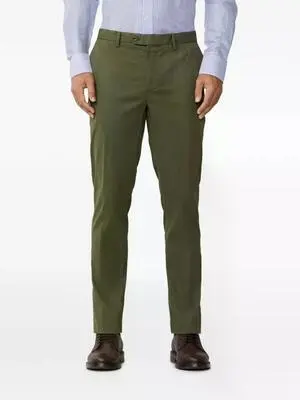 HACKETT LONDON Sanderson Textured Chino Trousers - Green