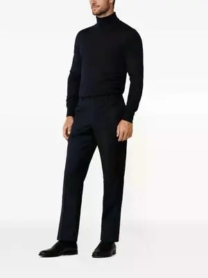 HACKETT LONDON Woven Wool Trousers Made In England