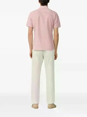 HACKETT LONDON Clay-print Short-sleeve Shirt