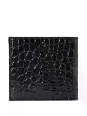 HACKETT LONDON Croc-stamped Billfold Wallet