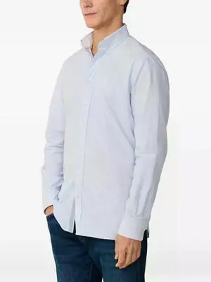HACKETT LONDON Ticking-stripe Button-down Shirt