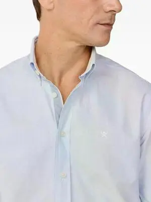 HACKETT LONDON Ticking-stripe Button-down Shirt