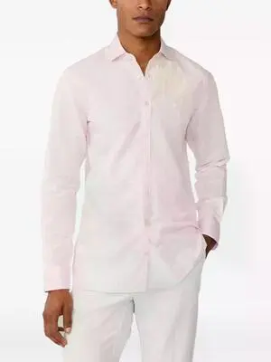HACKETT LONDON Bengal-stripe Tailored-fit Shirt - Pink