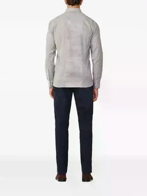 HACKETT LONDON Puppytooth-pattern Shirt