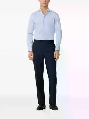 HACKETT LONDON Fine-stripe Pattern Shirt