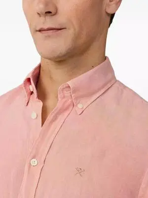 HACKETT LONDON Brompton Button-down Linen Shirt