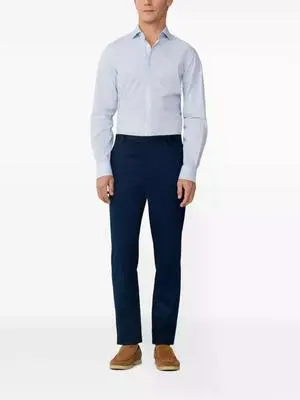 HACKETT LONDON Mini Geometric-print Cotton Shirt