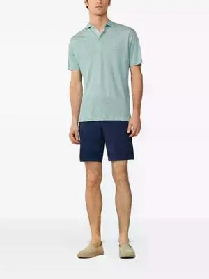 HACKETT LONDON Embroidered Polo Shirt - Green