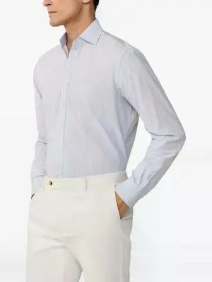 HACKETT LONDON Striped Kent-collar Shirt