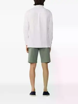 HACKETT LONDON Linen Half-placket Shirt