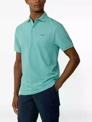HACKETT LONDON Embroidered Pique Polo Shirt