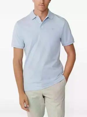 HACKETT LONDON Logo-embroidered Polo Shirt - Blue