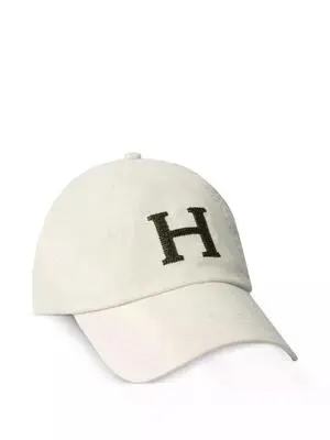 HACKETT LONDON Corduroy Embroidered-logo Cap - Neutrals