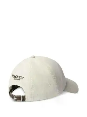 HACKETT LONDON Corduroy Embroidered-logo Cap