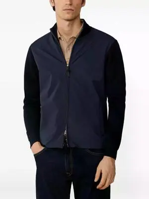 HACKETT LONDON Milano-stitch Hybrid Jacket - Blue