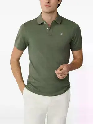 HACKETT LONDON Logo-embroidered Polo Shirt - Green