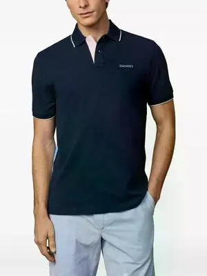 HACKETT LONDON Heritage Sash Polo Shirt - Blue