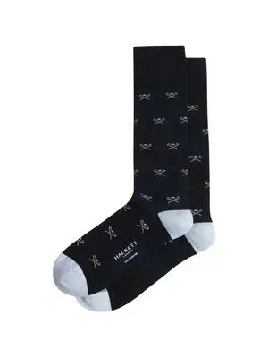 HACKETT LONDON Icon Jacquard Socks - Blue