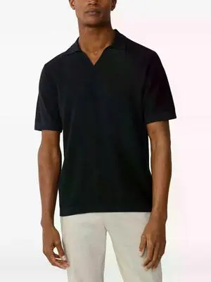 HACKETT LONDON Textured-knitted T-shirt