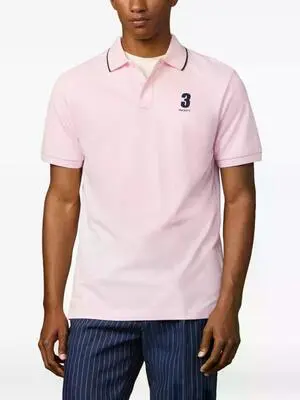 HACKETT LONDON Heritage Tipped-trim Polo Shirt - Pink