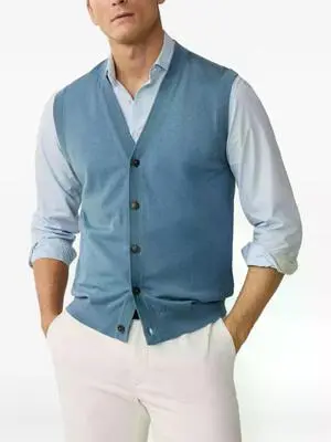 HACKETT LONDON Merino Wool Waistcoat