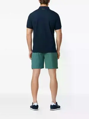 HACKETT LONDON Striped-placket Polo Shirt