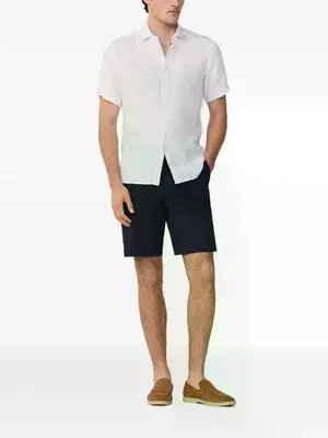 HACKETT LONDON Logo-embroidered Short-sleeve Shirt