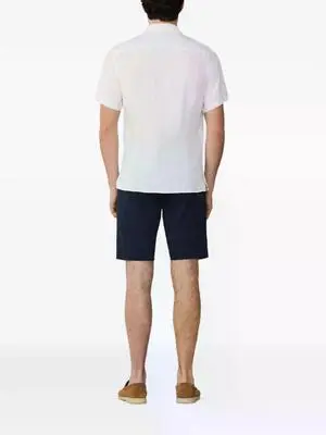HACKETT LONDON Logo-embroidered Short-sleeve Shirt