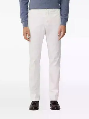 HACKETT LONDON Kensington Garment-dyed Trousers - White