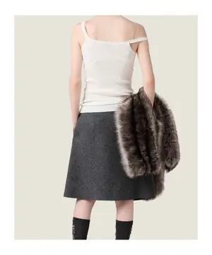 Miu Miu Logo-patch Ribbed Top