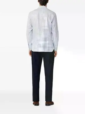 HACKETT LONDON Tattersall Pimlico Shirt - White