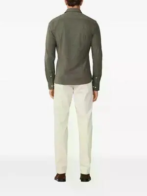 HACKETT LONDON Kent-collar Pique-jersey Shirt