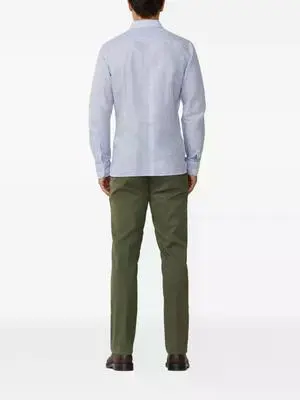 HACKETT LONDON Bengal-stripe Kent-collar Shirt