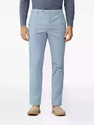 HACKETT LONDON Kensington Slim-fit Trousers - Blue