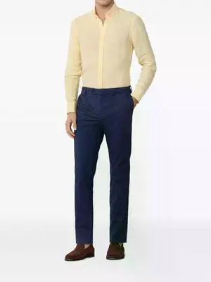 HACKETT LONDON Brompton Button-down Linen Shirt