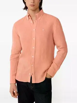 HACKETT LONDON Brompton Buttoned Shirt - Orange